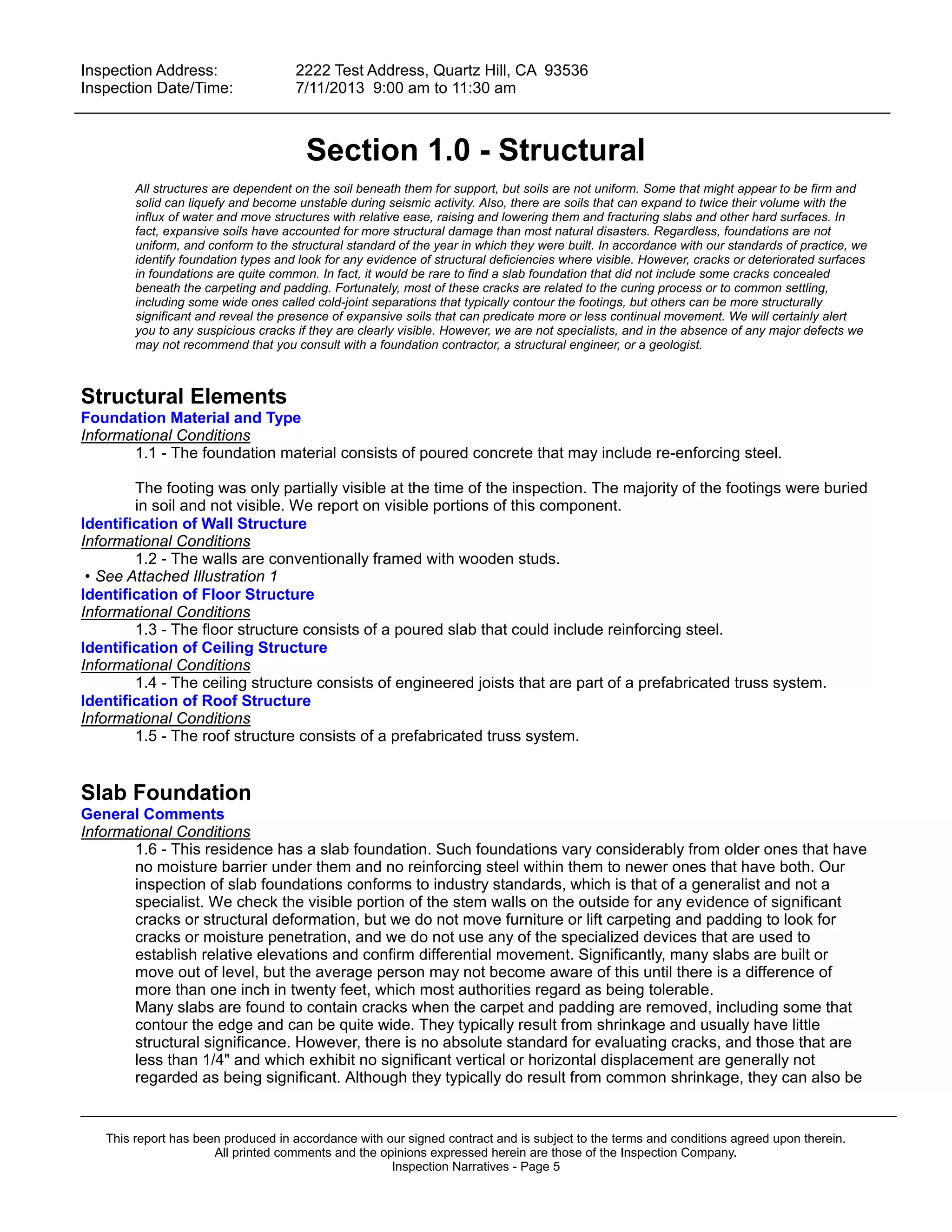 Sample Home Inspection Report | PDF