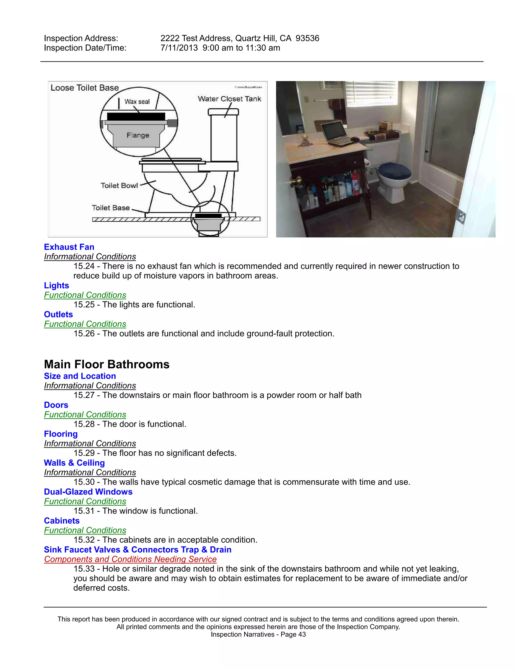 Sample Home Inspection Report | PDF