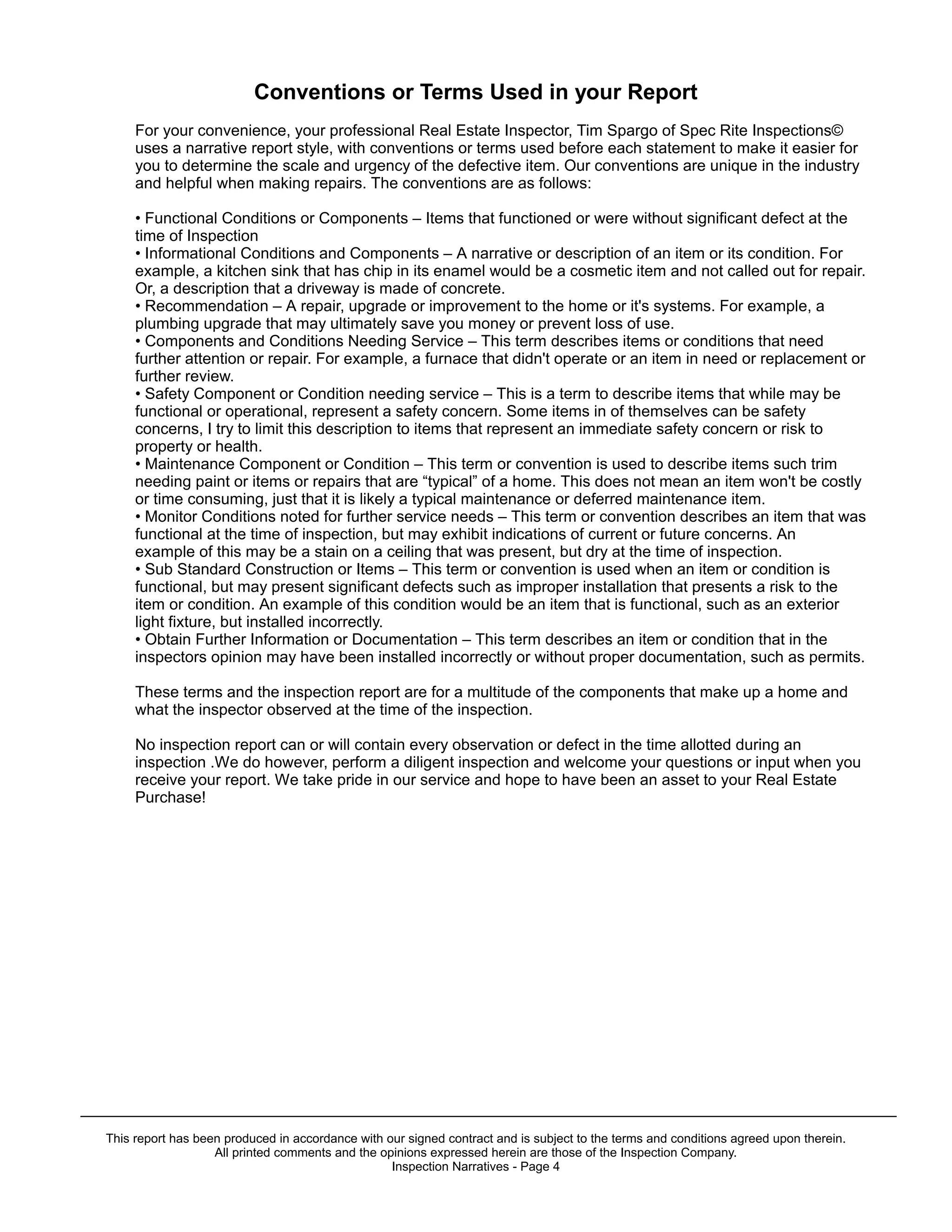 Sample Home Inspection Report | PDF