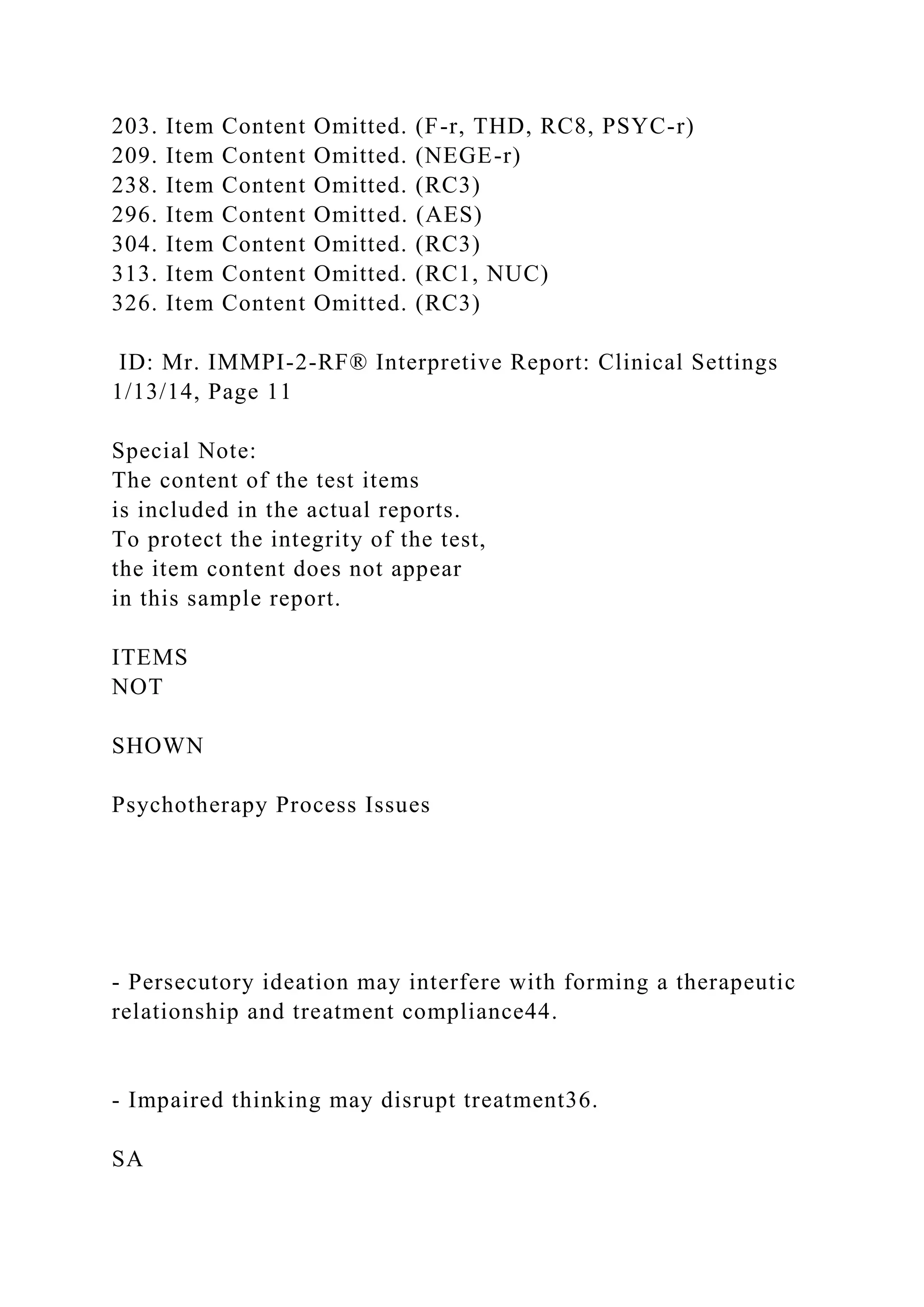 SAMPLE REPORTCase descriptions do not accompany MMPI-2-RF .docx