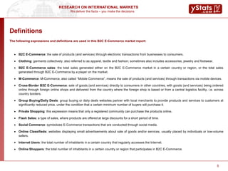 Sample Report: Eastern Europe Clothing B2C E-Commerce Market 2015 | PPT