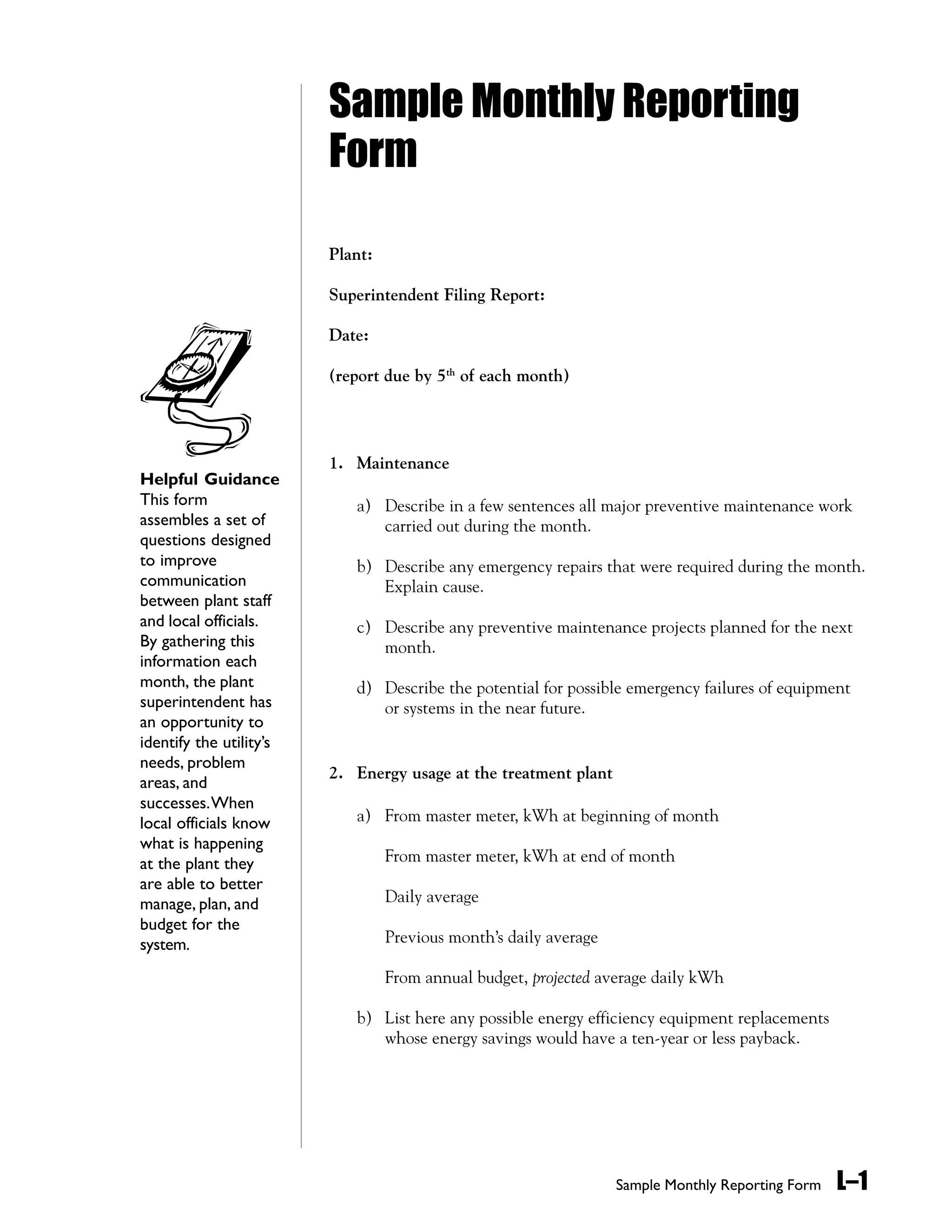 Sample Reporting Forms | PDF