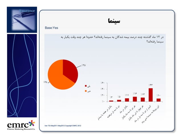 Emrooz Markeitng Research Co. (EMRC) - TGI - Insurance Sample Report | PDF