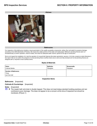 Cincinnati Home Inspector Sample Inspection Report | PDF