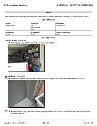 Cincinnati Home Inspector Sample Inspection Report | PDF