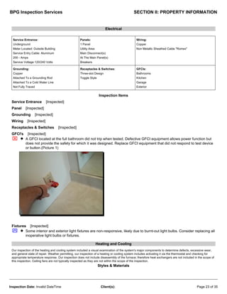 Cincinnati Home Inspector Sample Inspection Report | PDF