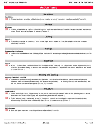 Cincinnati Home Inspector Sample Inspection Report | PDF