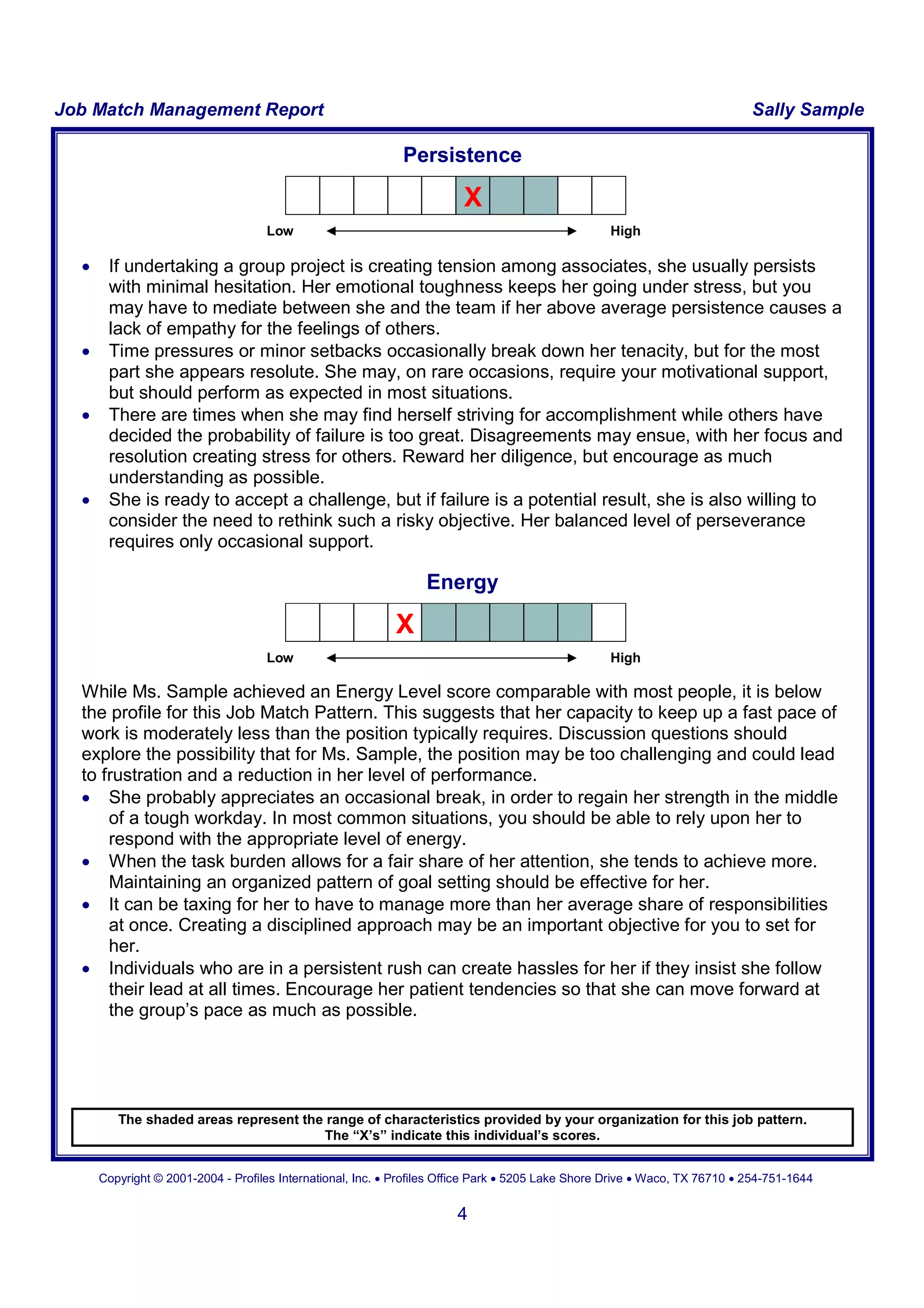 Sample Report Of PSI Management Report | PDF