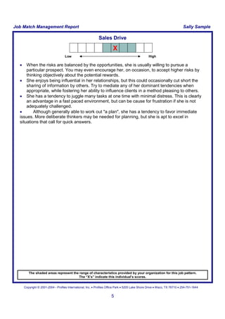 Sample Report Of PSI Management Report | PDF
