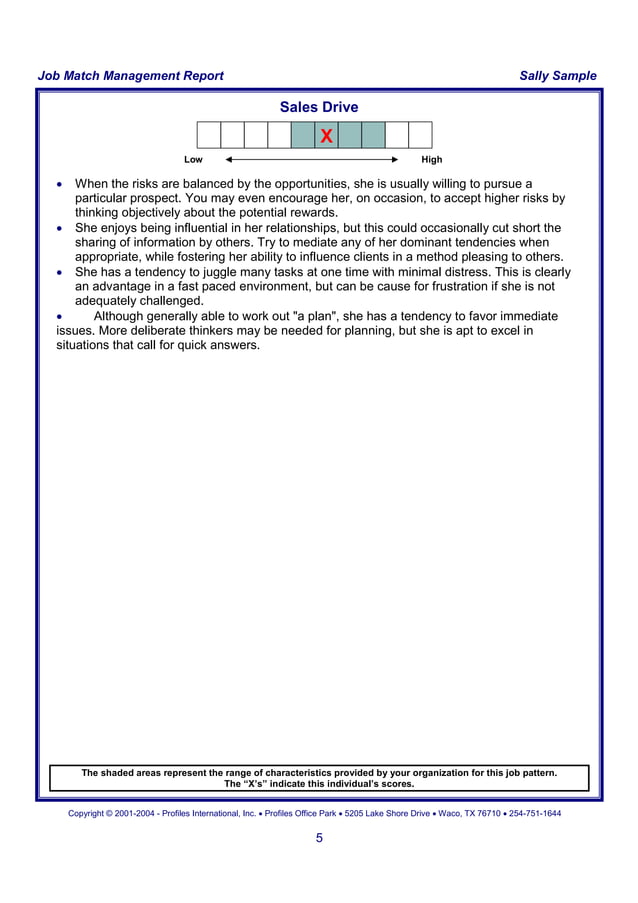 Sample Report Of PSI Management Report | PDF