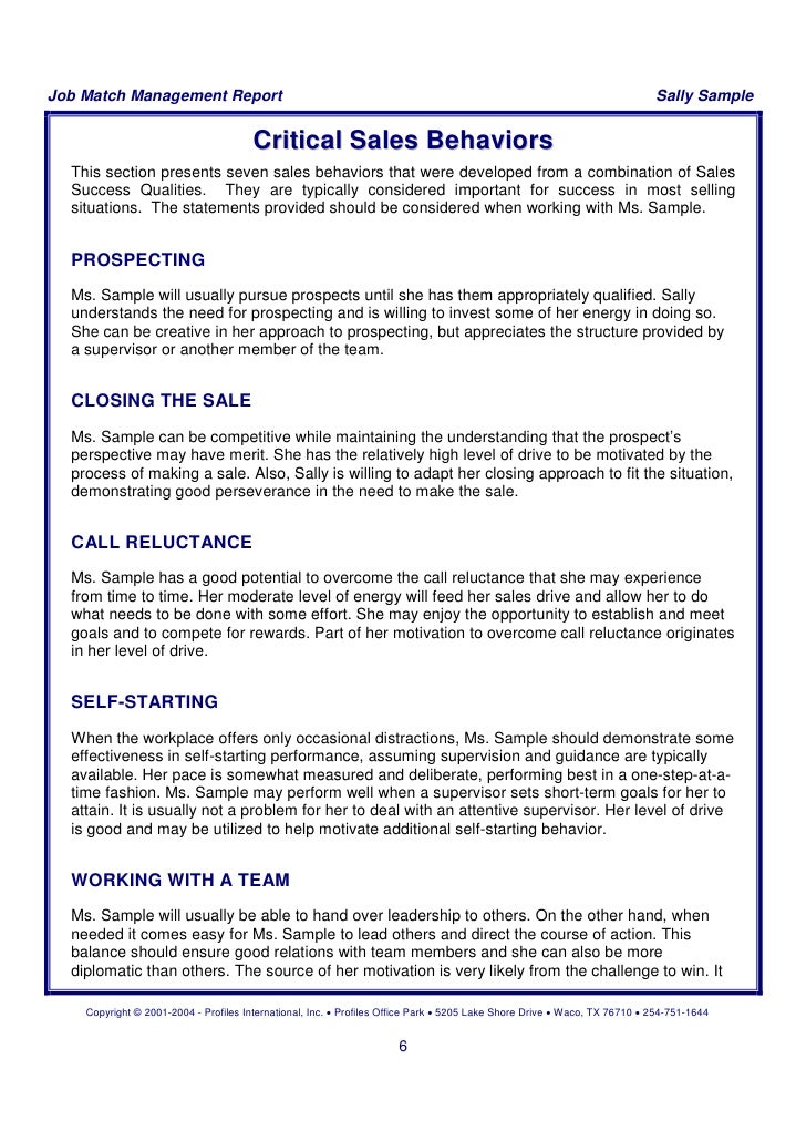 Sample Report Of PSI Management Report Sample Report Of PSI Management Report