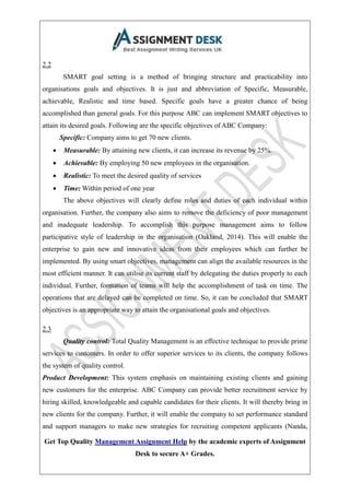 Sample report on managing business activities | PDF