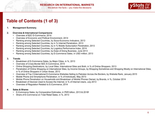 Sample Report: Pakistan B2C E-Commerce Market 2015 | PDF