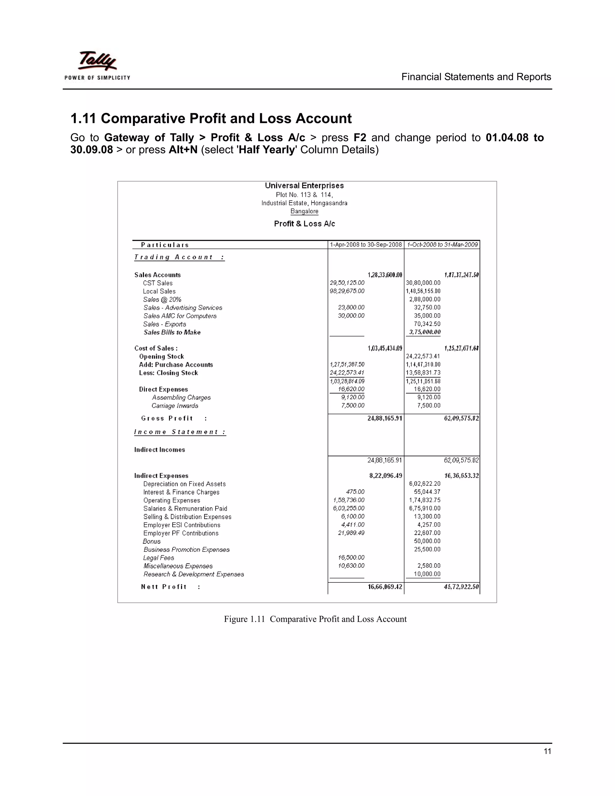 Sample reports in tally erp 9 | PDF
