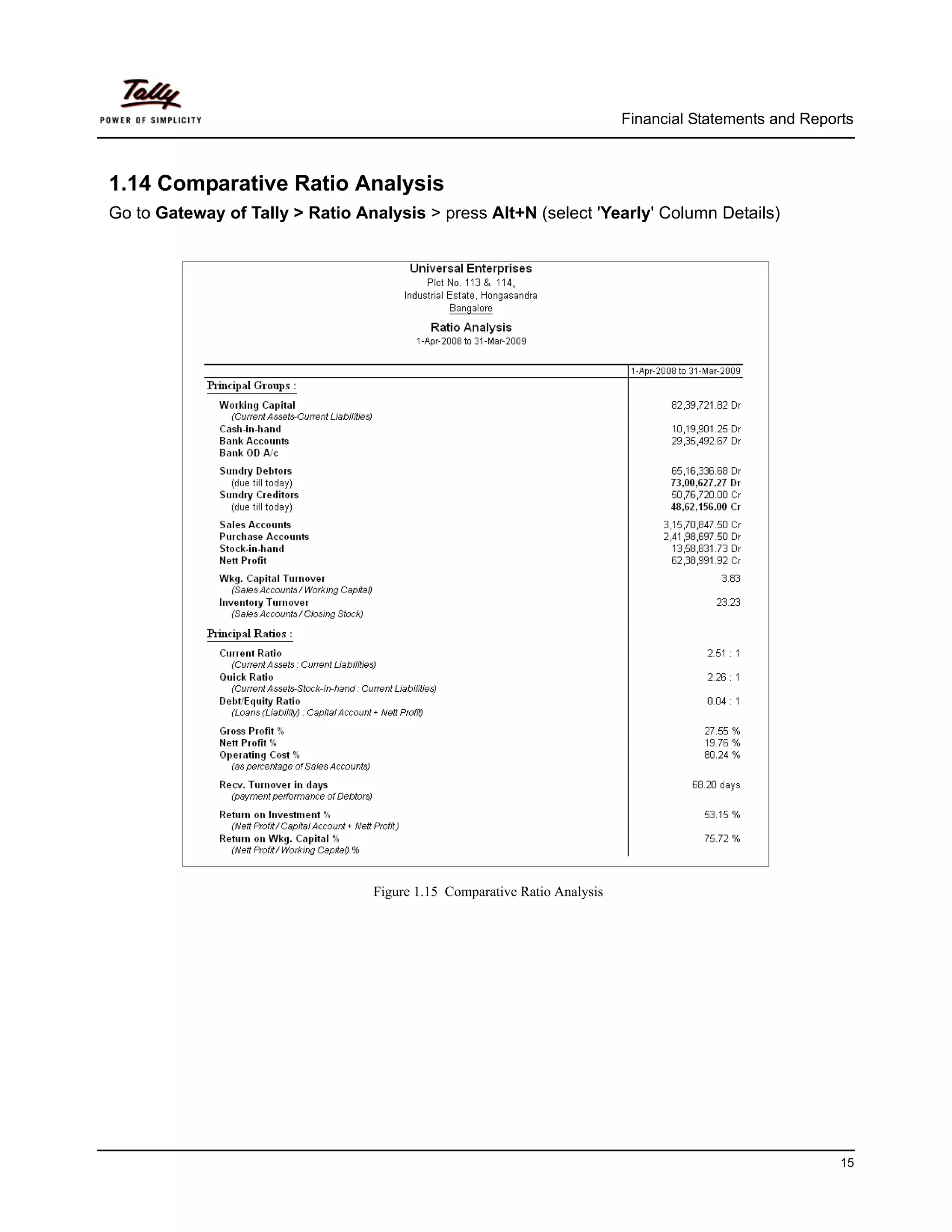 Sample reports in tally erp 9 | PDF