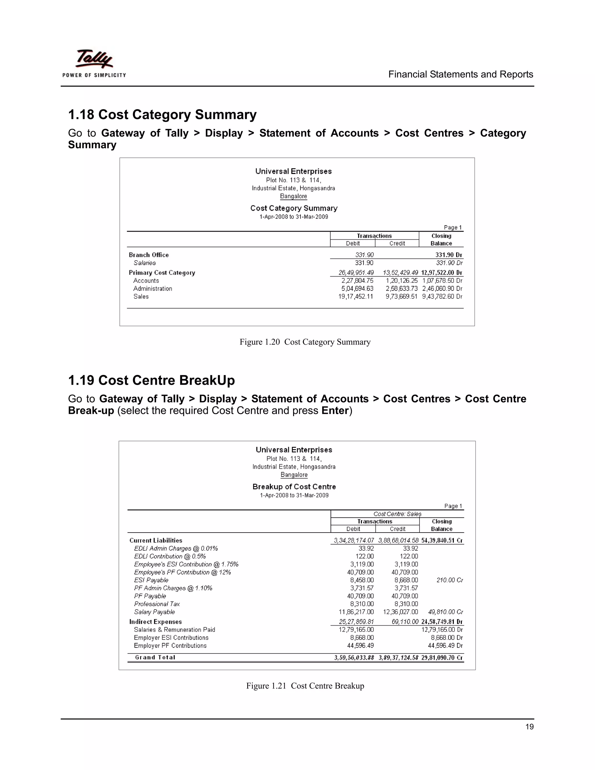 Sample reports in tally erp 9 | PDF | Free Download