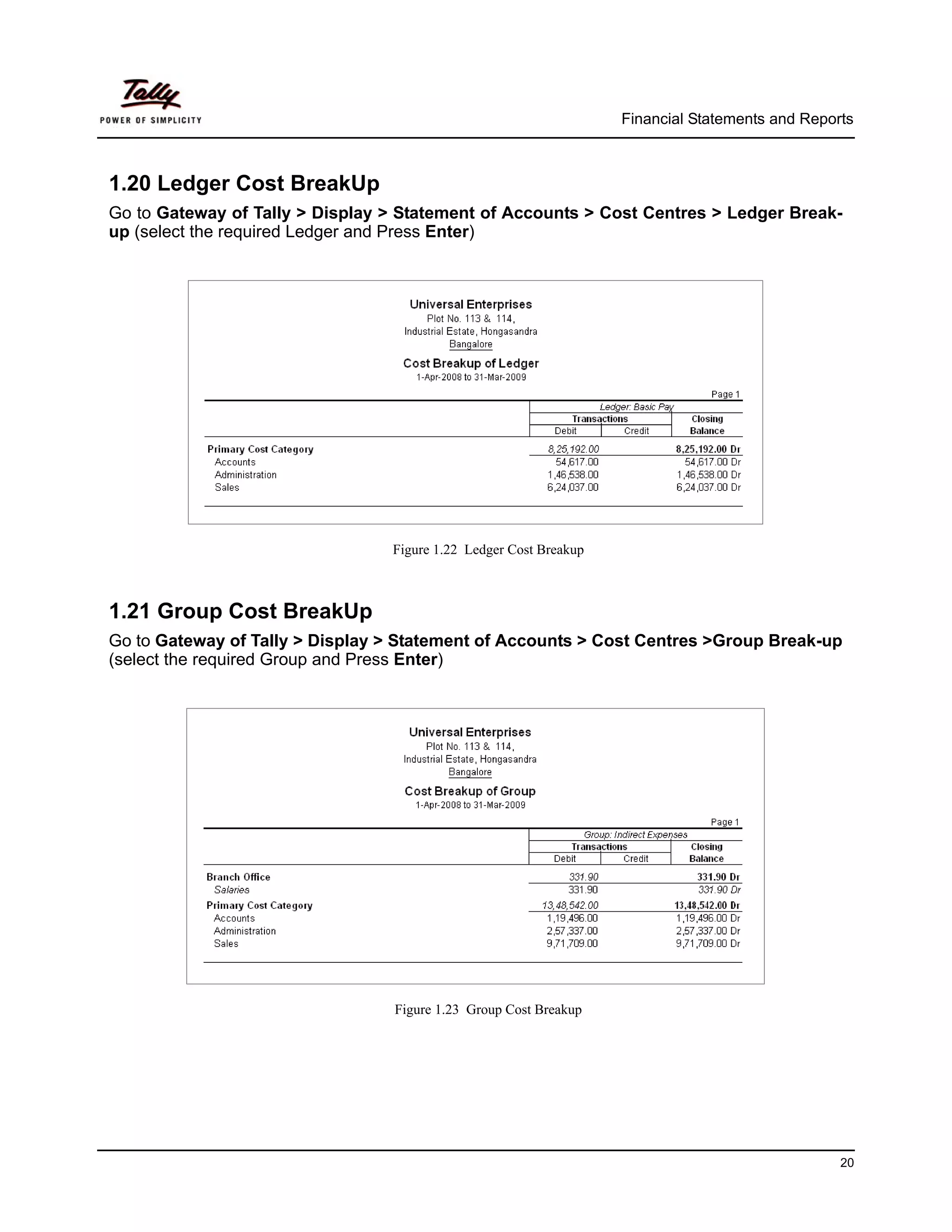 Sample reports in tally erp 9 | PDF | Free Download