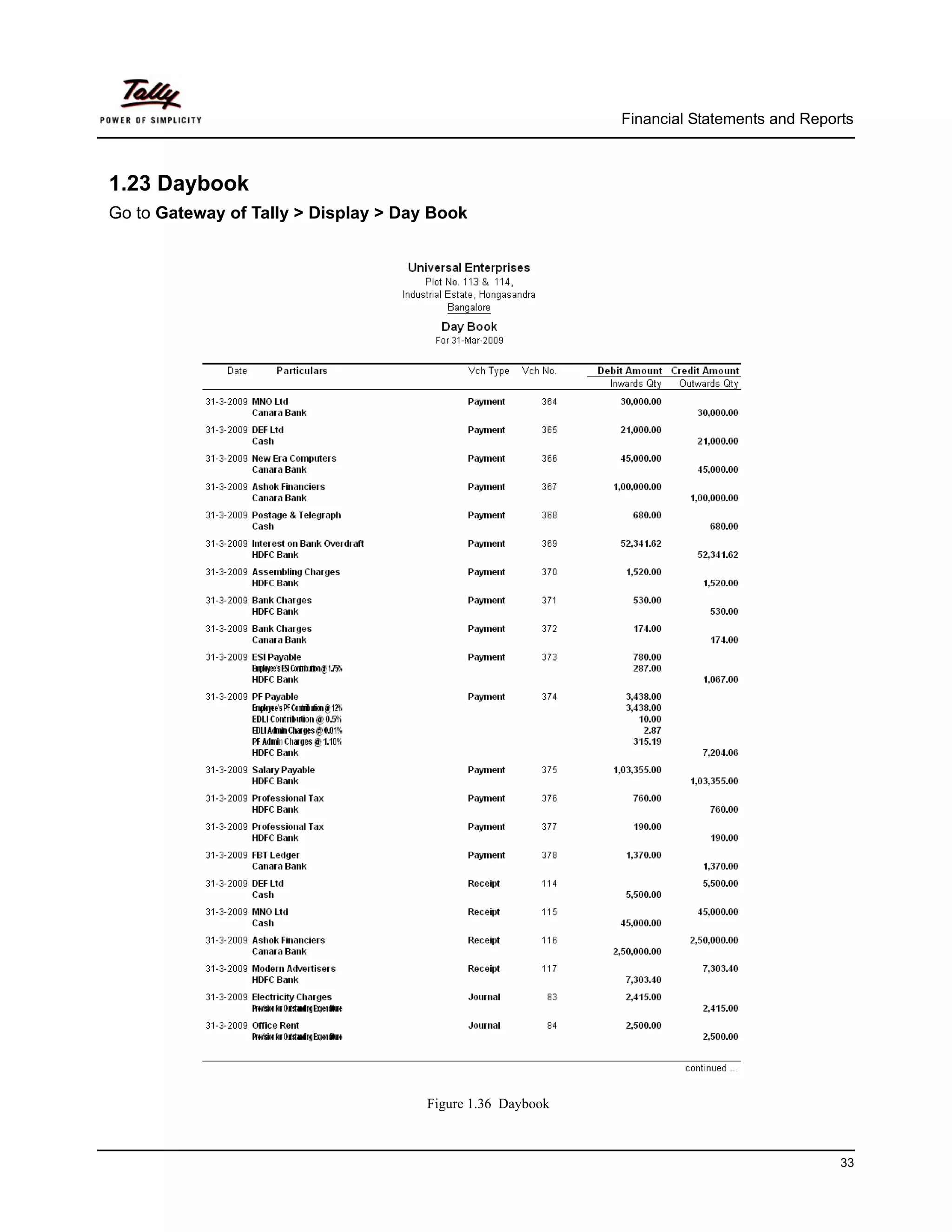 Sample reports in tally erp 9 | PDF | Free Download