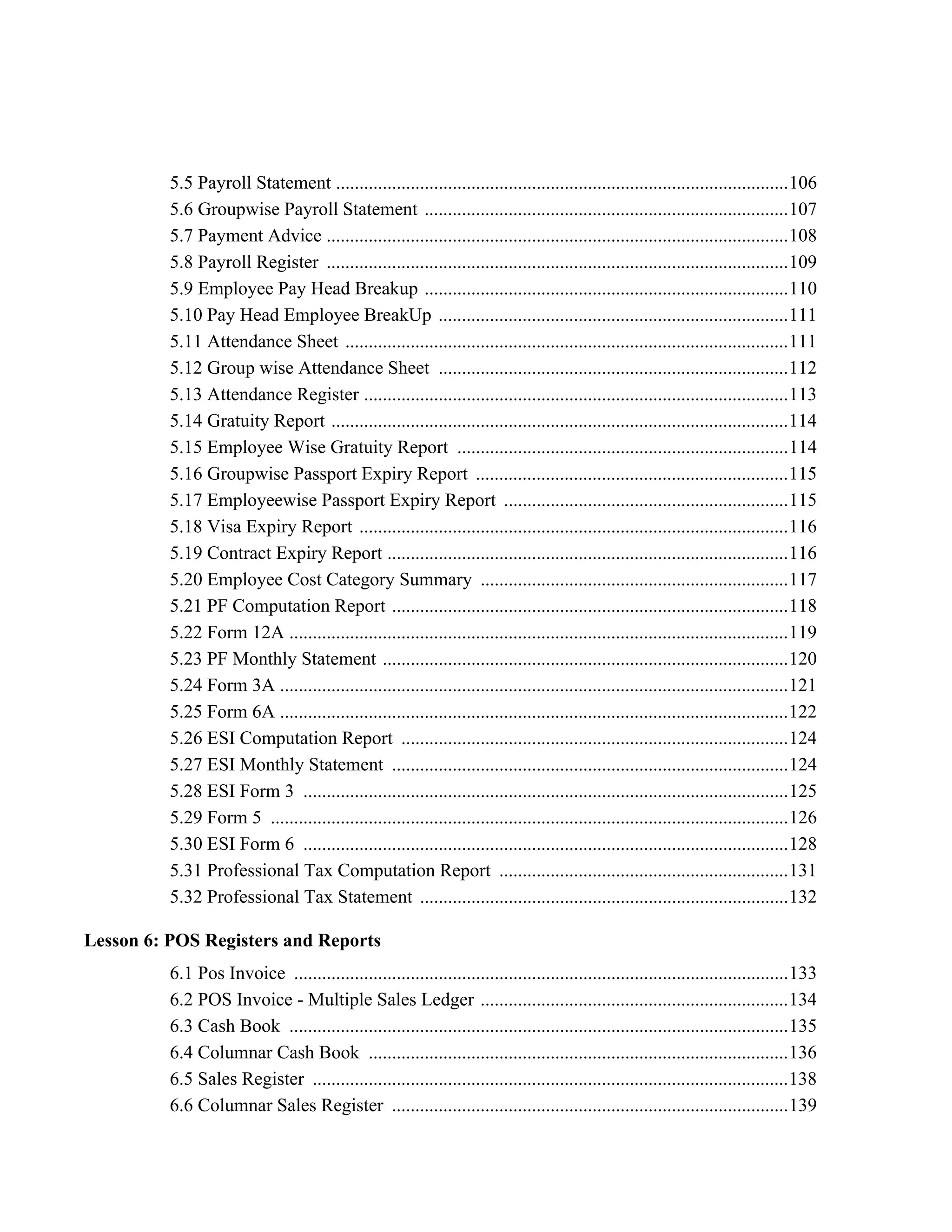 Sample reports in tally erp 9 | PDF