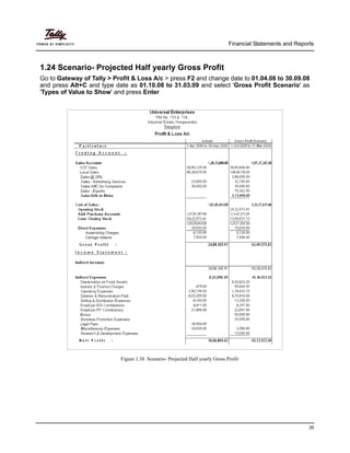 Sample reports in tally erp 9 | PDF