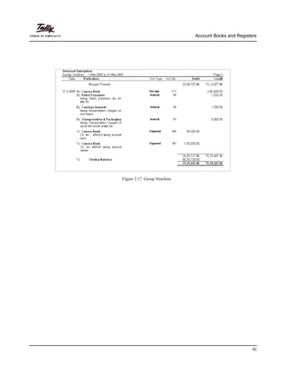 Sample reports in tally erp 9 | PDF