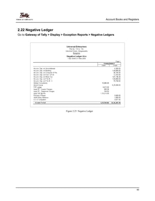 Sample reports in tally erp 9 | PDF