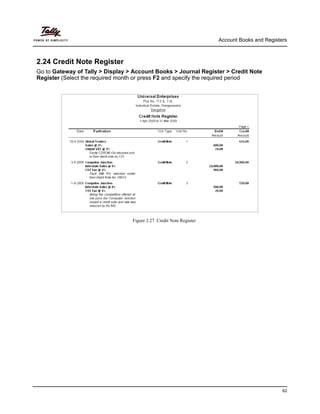 Sample reports in tally erp 9 | PDF