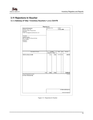 Sample reports in tally erp 9 | PDF
