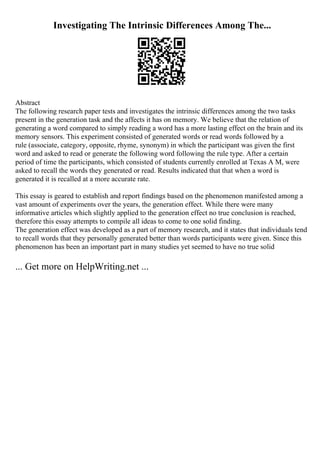 Sample Report Writing Essay Pmr | PDF