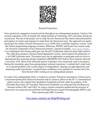 Sample Research Essay | PDF