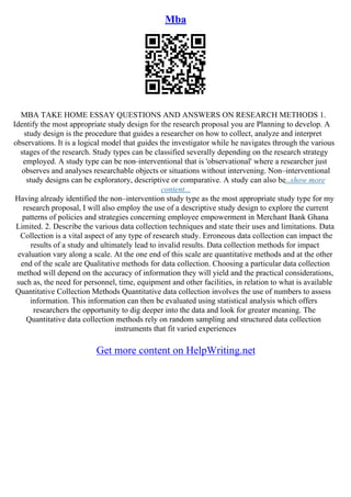 Sample Research Essay | PDF