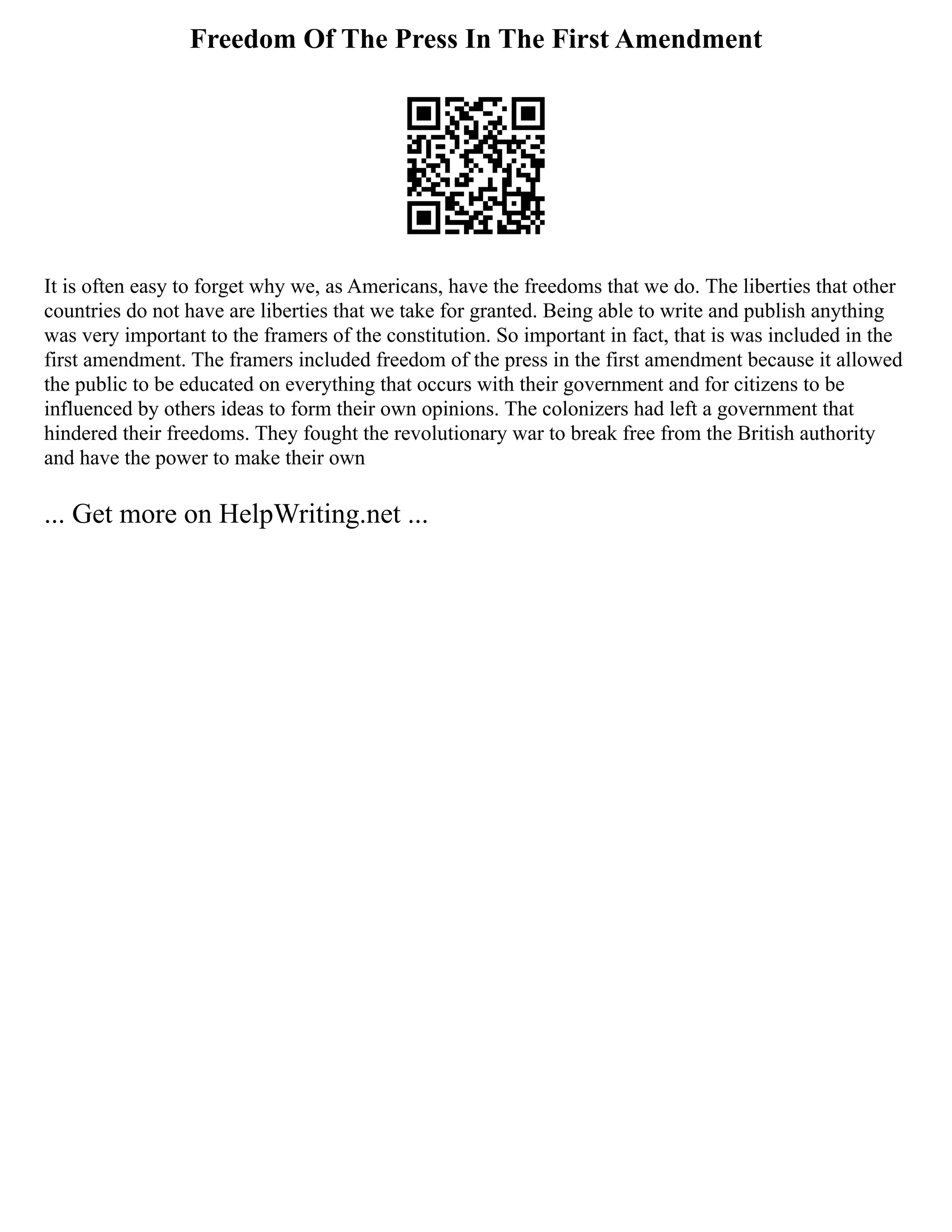 Sample Research Paper Rationale - Example Papers | PDF