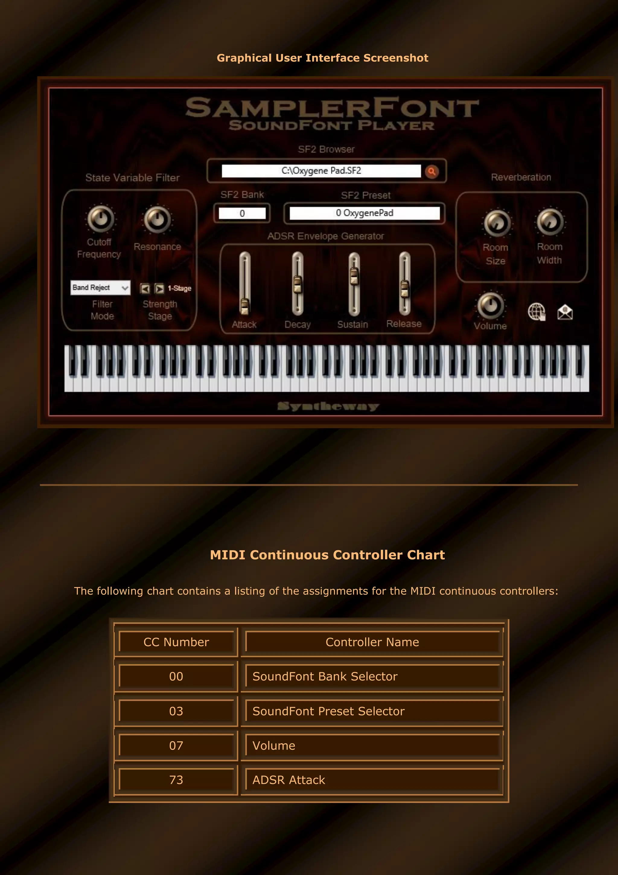 SamplerFont SoundFont Player VST VST3 64 bit for Windows and Audio Unit ...