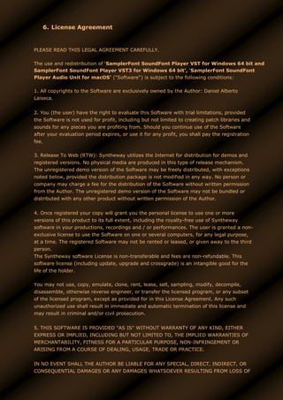 SamplerFont SoundFont Player VST VST3 64 bit for Windows and Audio Unit ...