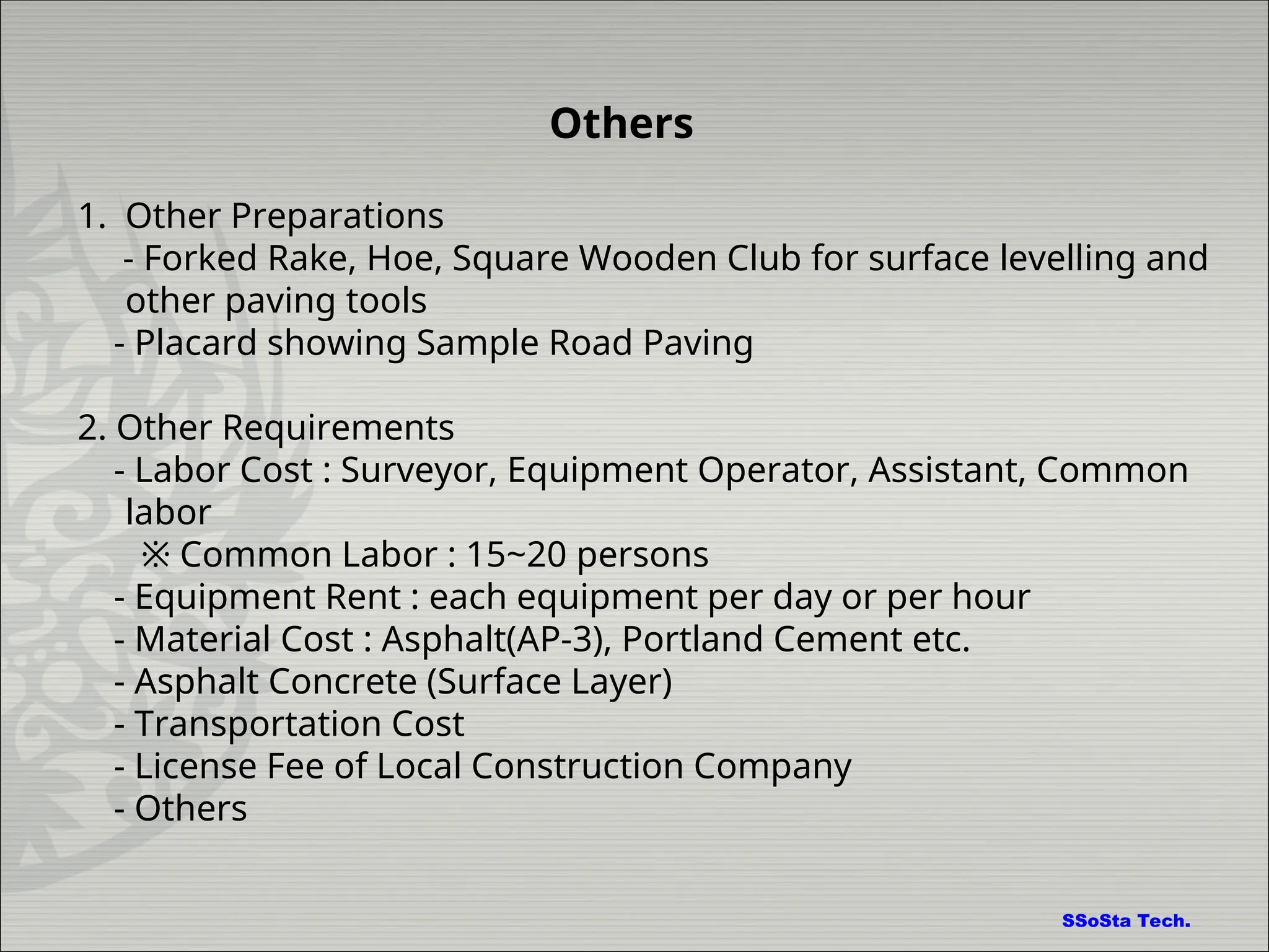 Sample Road Paving presentation USM 100 2.pptx | Free Download