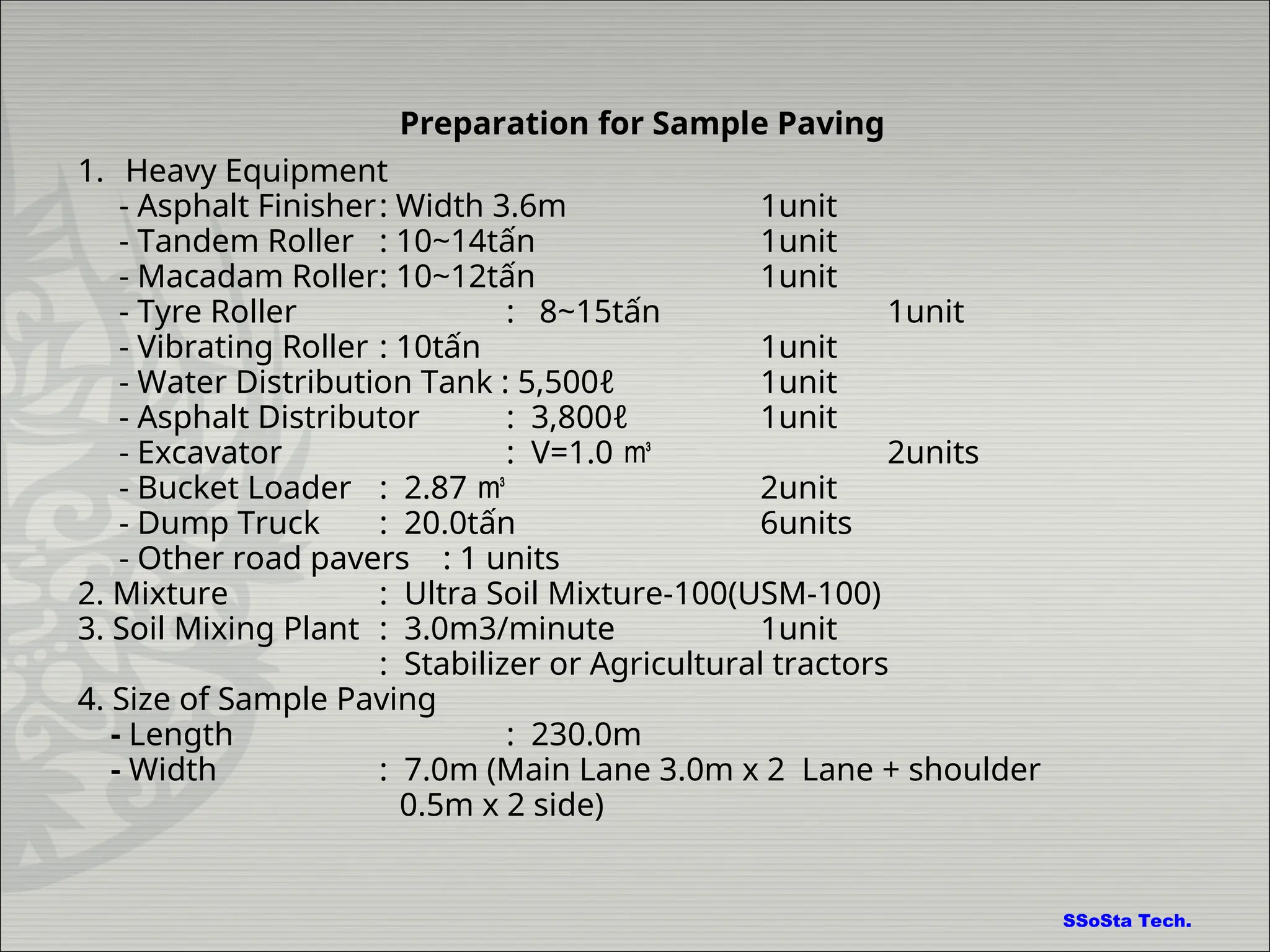 Sample Road Paving presentation USM 100 2.pptx | Free Download