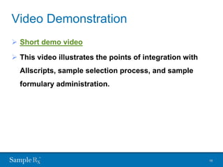 SampleRX: Allscripts Open App Challenge | PPT