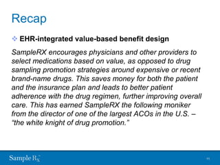 SampleRX: Allscripts Open App Challenge | PPT