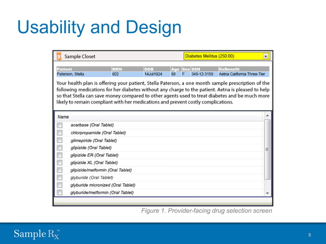 SampleRX: Allscripts Open App Challenge | PPT