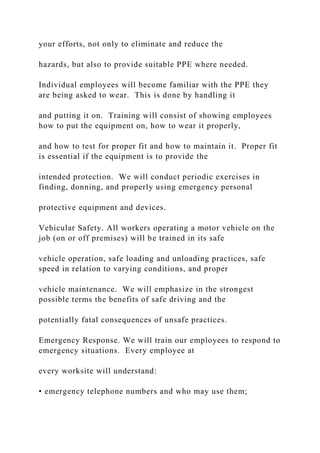 (Sample) Safety and Health Training Plan 1.0 Intro.docx