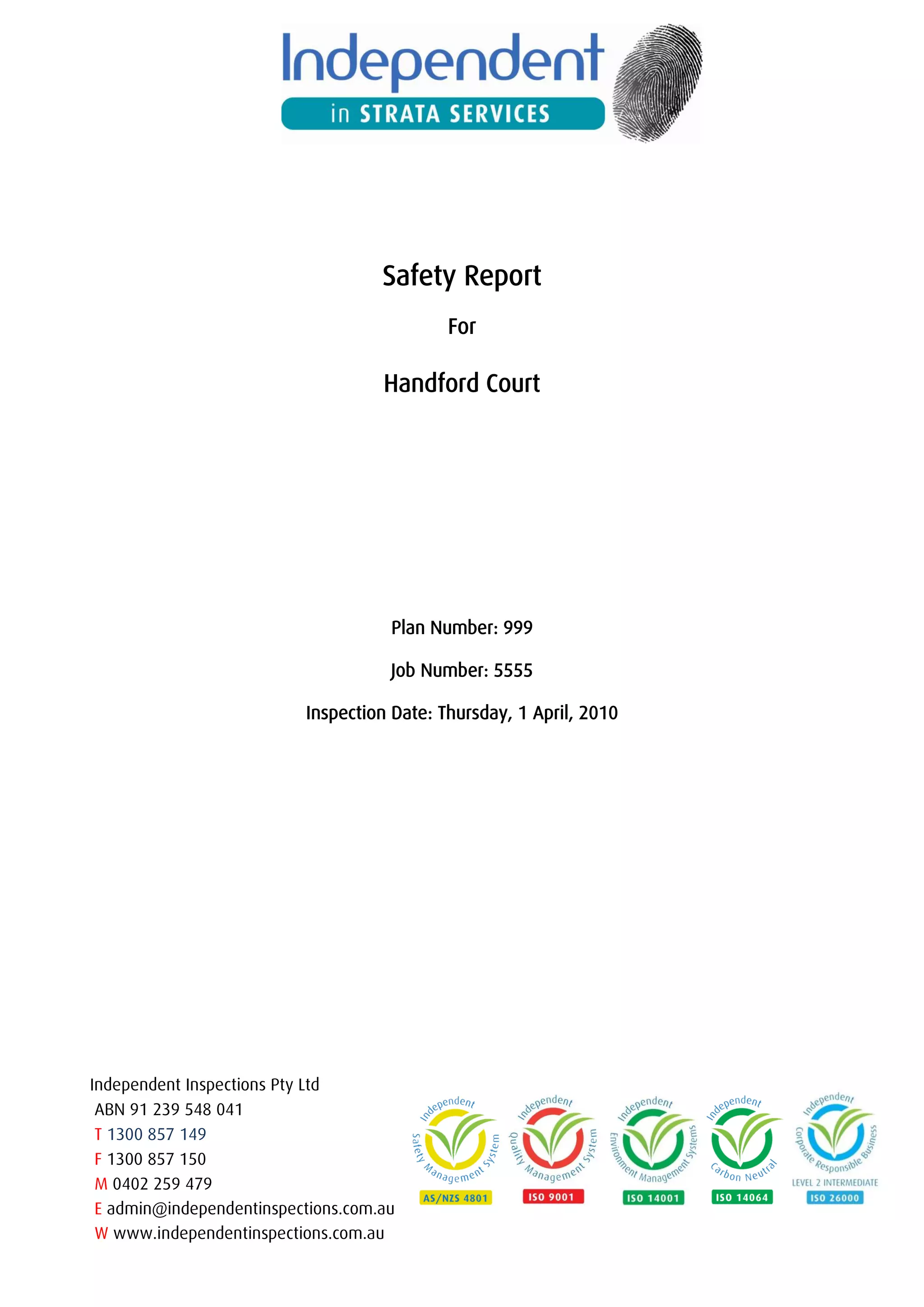 Sample safety report | PDF