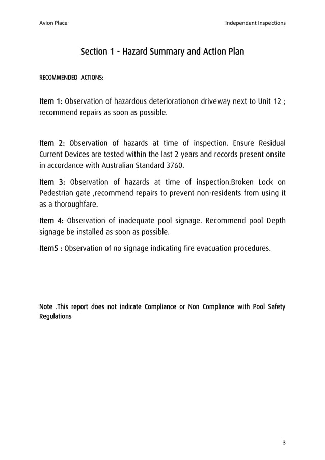 Sample safety report | PDF