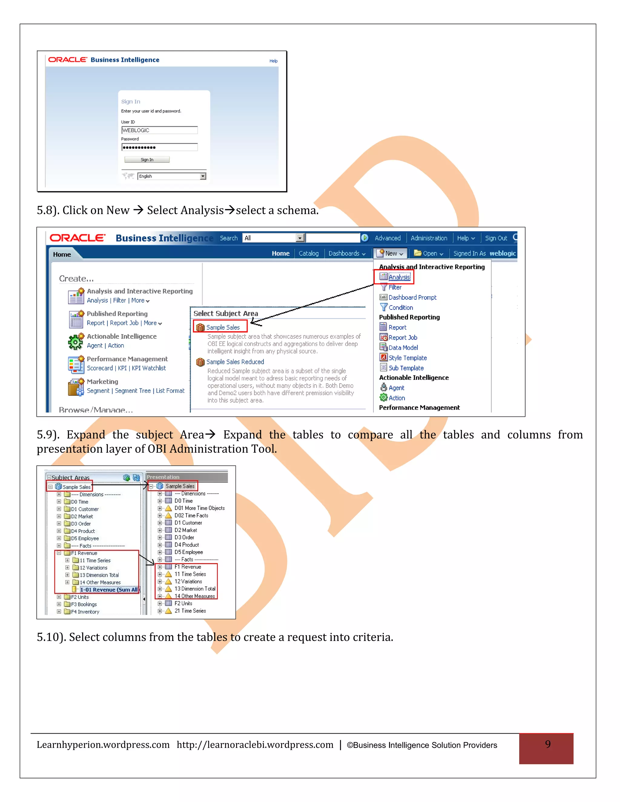 Sample sales reengineering in obiee 11g part iii | PDF
