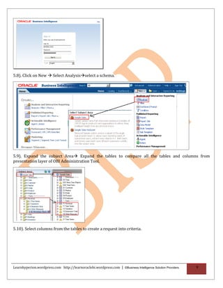 Sample sales reengineering in obiee 11g part iii | PDF