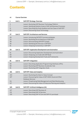 Getting Started with SAP Business Technology Platform | PDF