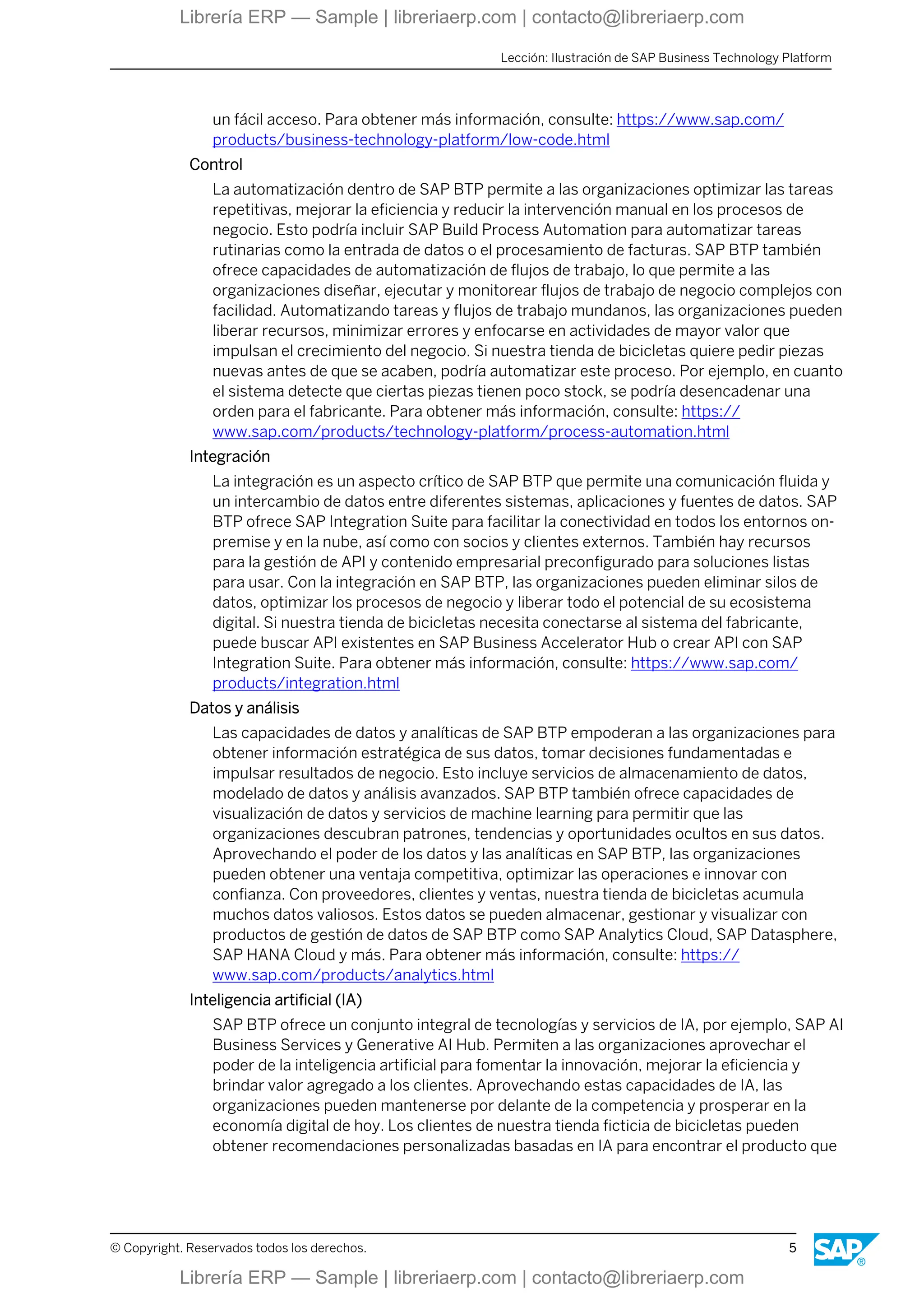 BTP100 SAP Business Technology Platform Foundation (SAP BTP) | PDF