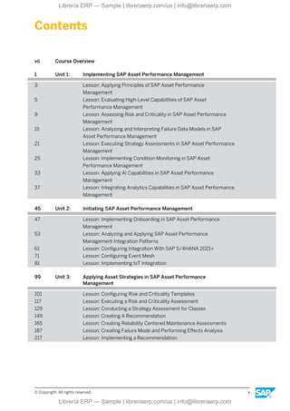 Applying SAP Asset Performance Management | PDF