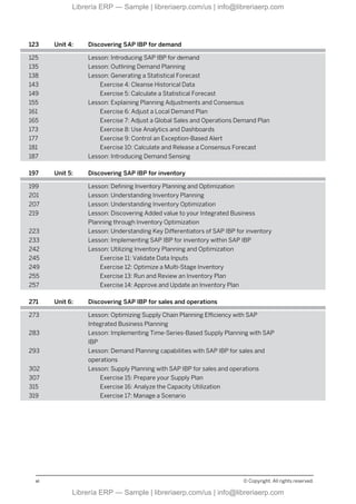 IBP100 Col2505 Discover SAP Integrated Business Planning | PDF