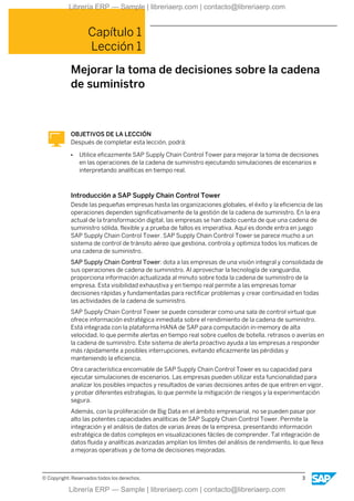 IBP2500 Col2505 Descubrir SAP Supply Chain Control Tower | PDF