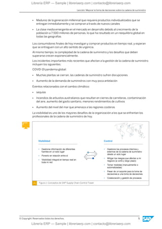 IBP2500 Col2505 Descubrir SAP Supply Chain Control Tower | PDF